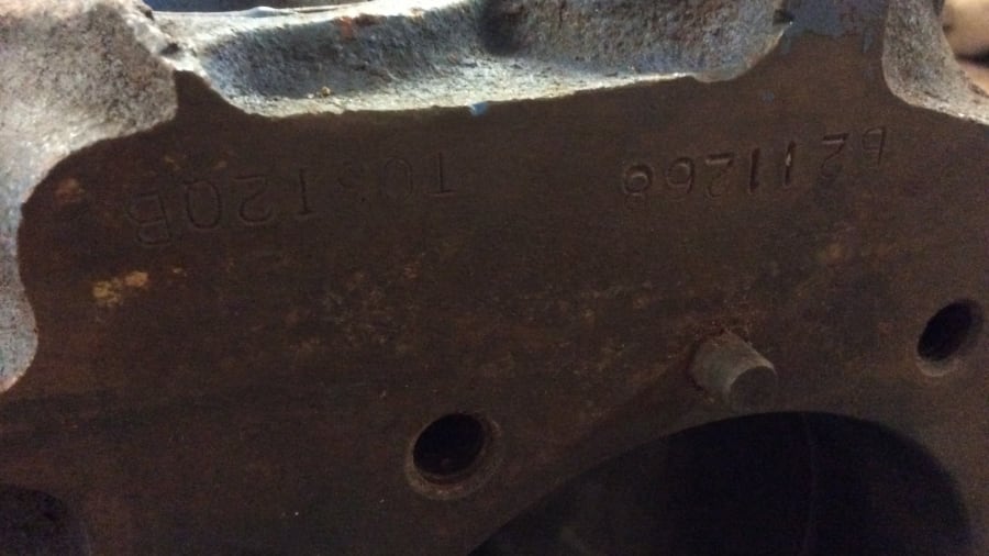 Chevrolet 409/409 HP QB-Code Engine Block at Kissimmee 2017 as Q120 ...