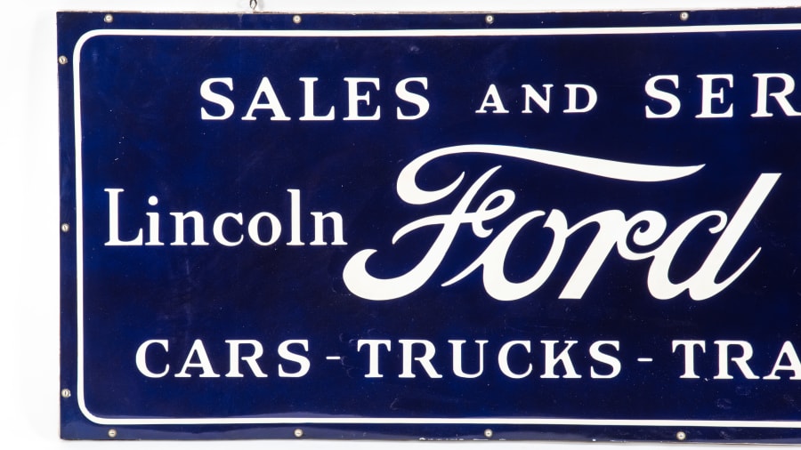 Ford Lincoln Fordson Sales And Service Sign SSP Restored 66x27 at ...