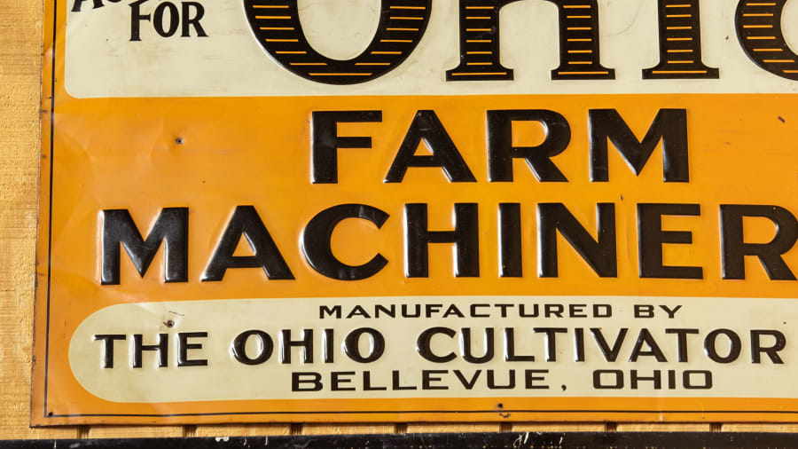 Famous Ohio Single-Sided Embossed Tin Sign at Gone Farmin' Spring ...