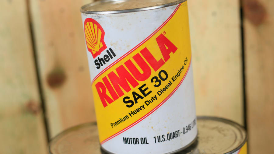 Shell Rimula SAE 30 Oil Cans, NOS Lot Of 10 at Gone Farmin' Iowa ...