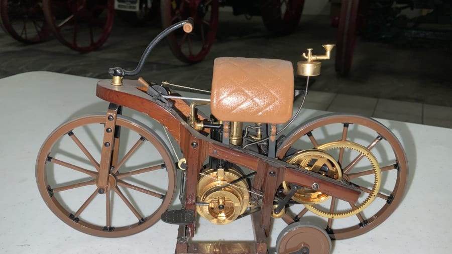 1885 1:8 Scale Daimler Reitwagen Replica at Schaaf Tractor & Truck ...