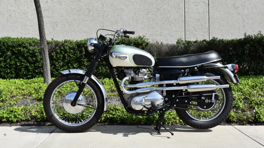 1967 Triumph TR6C Trophy at Las Vegas Motorcycles June 2017 as F146 ...