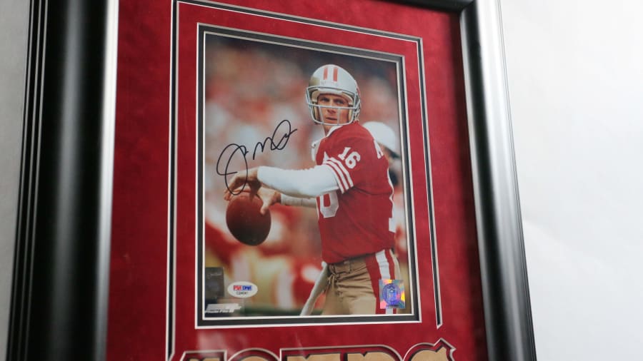San Francisco 49ERS Framed Autographs Lot Of 2 at Las Vegas 2018 as J65 ...