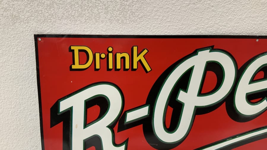 R-Pep Single-Sided Tin Embossed, Reproduction 35.5x17.5 at Las Vegas ...