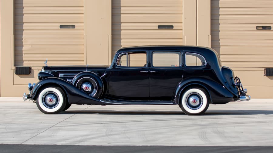 1937 Packard Twelve Series 1508 Limousine at Las Vegas 2021 as S100.1 ...