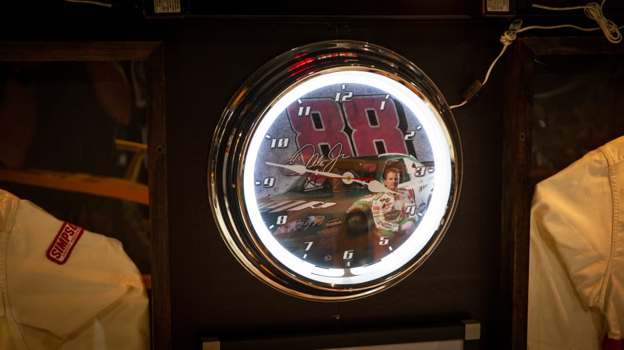 Dale Earnhardt Jr. Neon Clock at The Eddie Vannoy Collection 2020 as ...