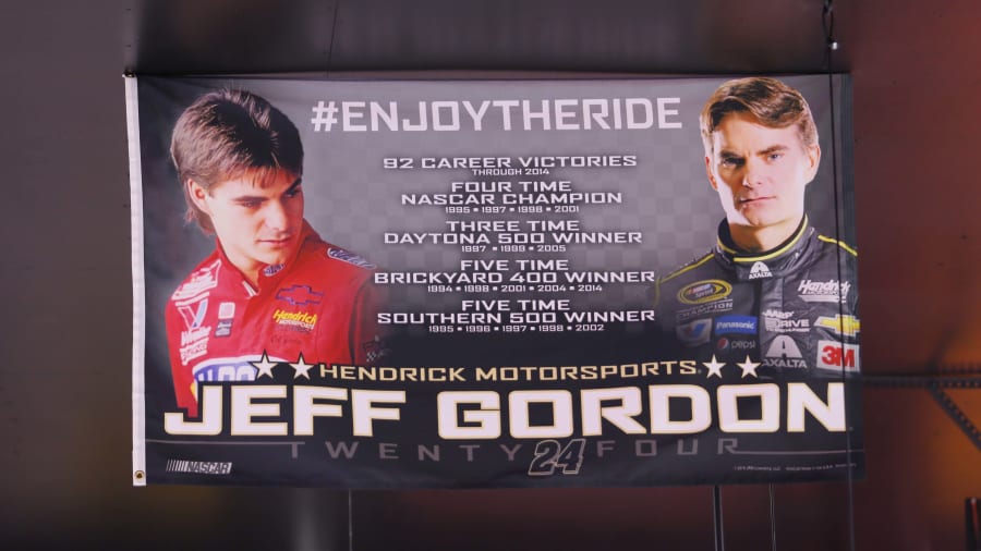 Jeff Gordon Banners- Lot Of 2 at The Eddie Vannoy Collection 2020 as ...