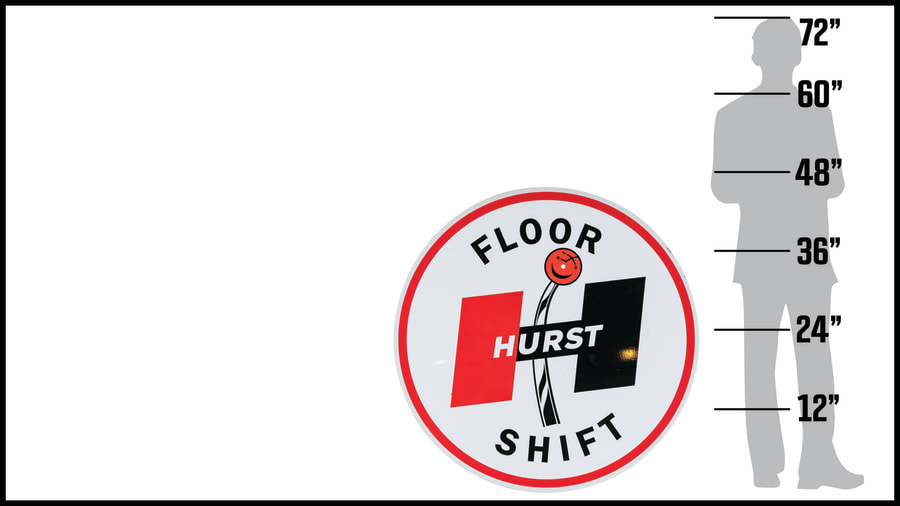 Hurst Floor Shifter Single-Sided Tin Sign at Harrisburg 2022 as Z328 ...