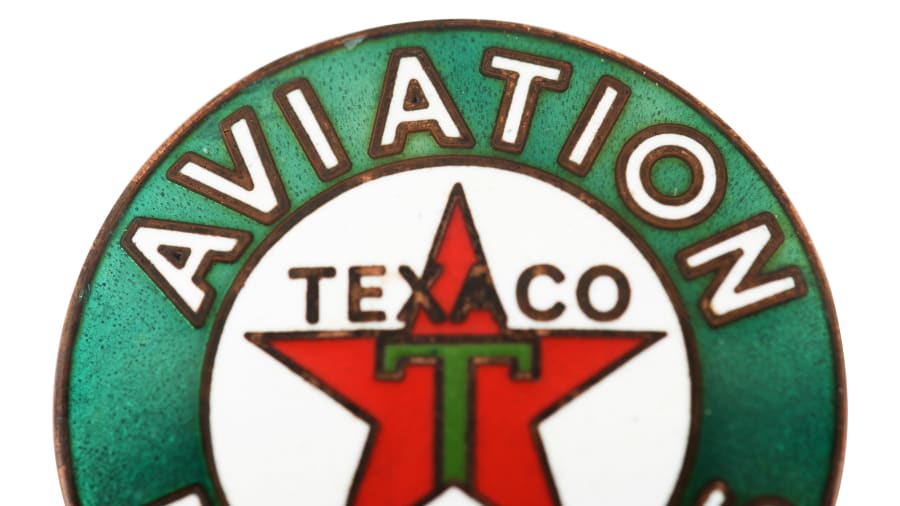 Texaco Aviation Products Pin Badge 1.5 Inches at The Road Art ...