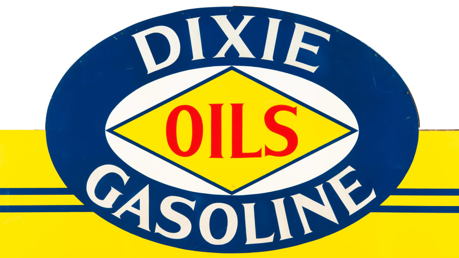 Dixie Gasoline Oils Sign SST 71x46.75 at The Road Art Collection 2016 ...