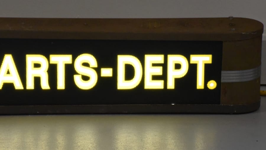 Super Service Parts Dept Lighted Sign SSL 27x6x4 at Indy Road Art 2017 ...