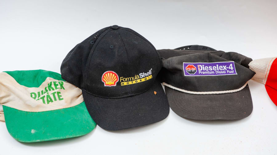 Miscellaneous Gas And Oil Themed Hats at Indy Road Art 2021 as B265 ...
