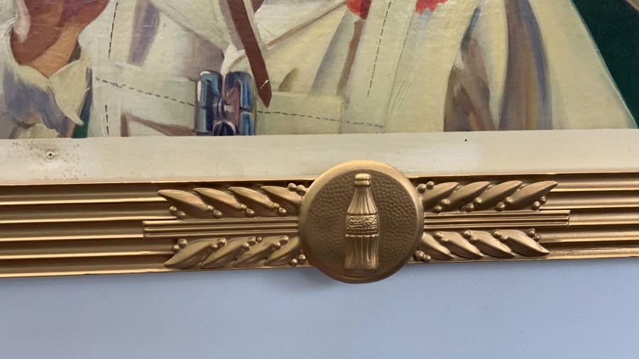 Coca-Cola Lithograph In Kay Frame at Indy Road Art 2021 as Q74 - Mecum ...