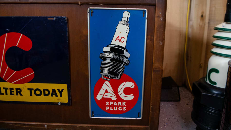 AC Spark Plugs Single-Sided Tin Sign at Indy Road Art 2022 as E240 ...