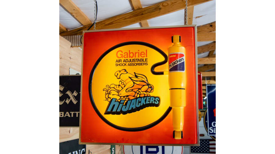 Gabriel Shock Absorbers Double-Sided Plastic Light-Up Sign at Indy Road ...