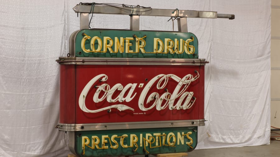 Coca-Cola Corner Drug Prescriptions 84x65x17 at The Walker Sign ...