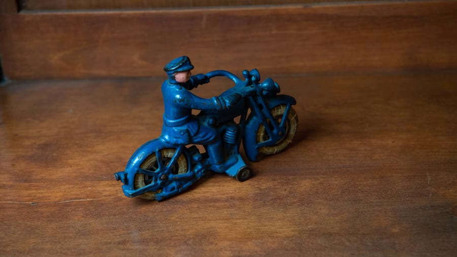 Hubley Harley-Davidson Cast Iron Motorcycle Toys, Lot of 4 at From the ...