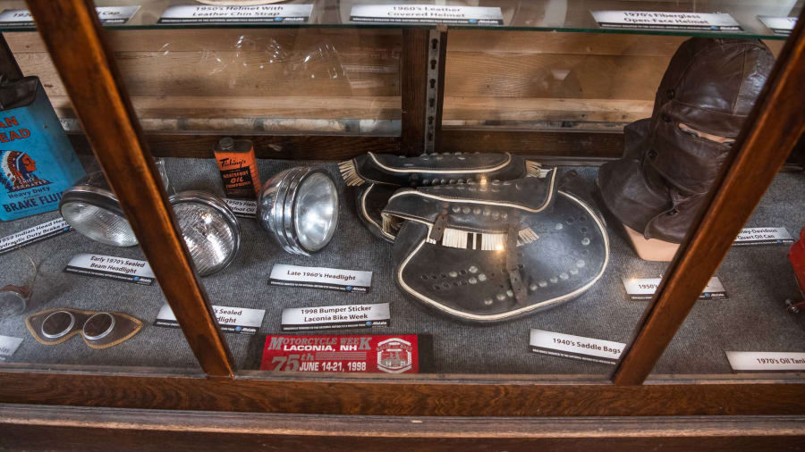 Vintage Motorcycle Display Case and Contents, Lot of 28 at From the ...