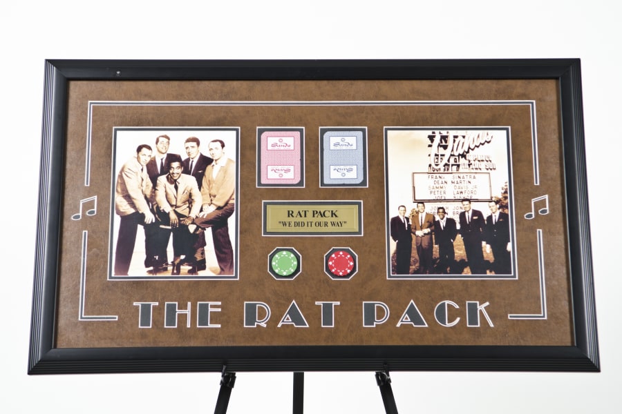 Rat Pack Framed Vegas Display for sale at Fran and Ron Green's Verde ...