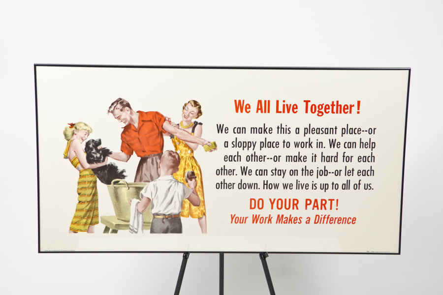 Propaganda Framed Poster at Fran and Ron Green's Verde Classics Museum ...