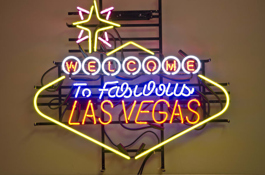 Las Vegas Neon Sign at Fran and Ron Green's Verde Classics Museum ...