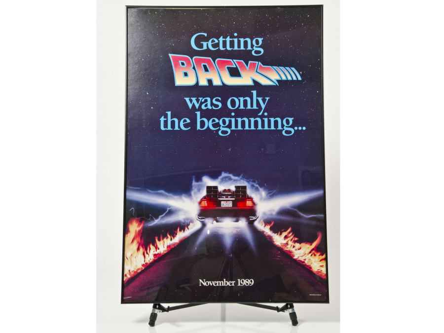 Back To The Future Framed Poster at Fran and Ron Green's Verde Classics ...