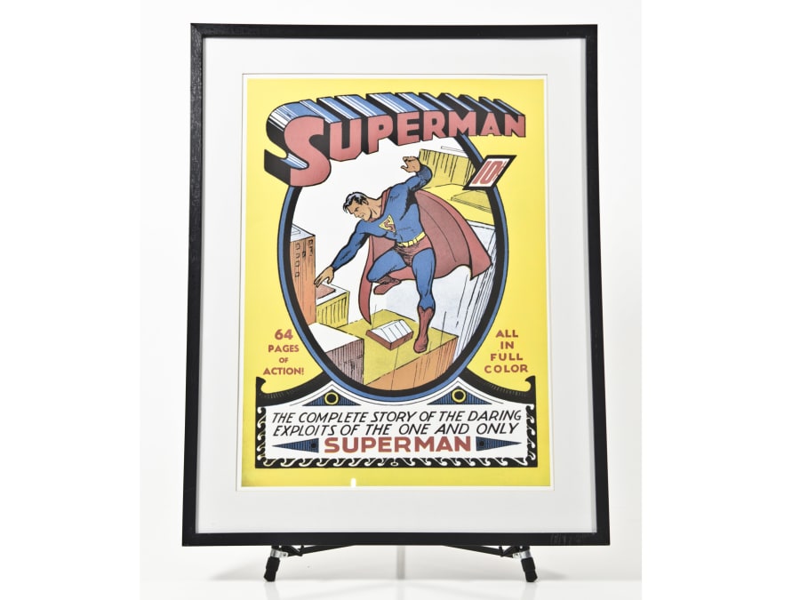 Superman #1 Cover Framed Poster at Fran and Ron Green's Verde Classics ...