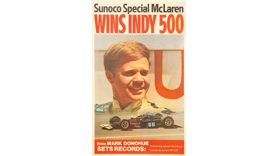 Sunoco Special McLaren Wins Indy 500 Framed Poster at Dallas 2015 as ...