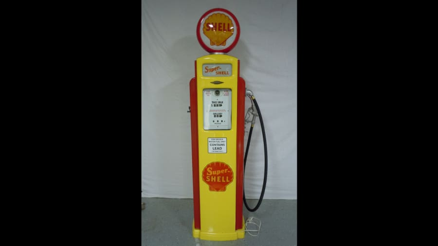 Bennett 541 Shell Gas Pump 20x90 for Sale at Auction - Mecum Auctions