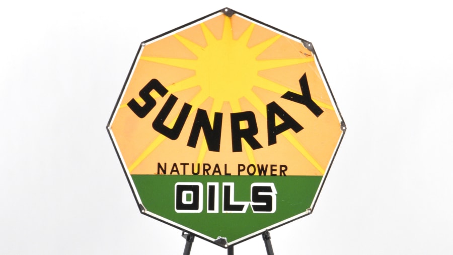 Sunray Oils Sign SSP 25x25 at Kissimmee 2015 as M129 - Mecum Auctions