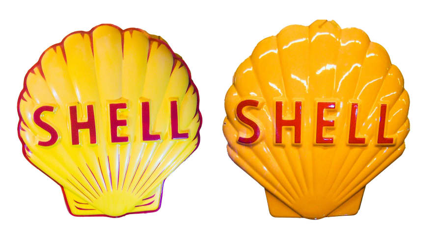 Shell Single-Sided Signs, Lot of 2 for sale at Kissimmee 2023 as M496 ...