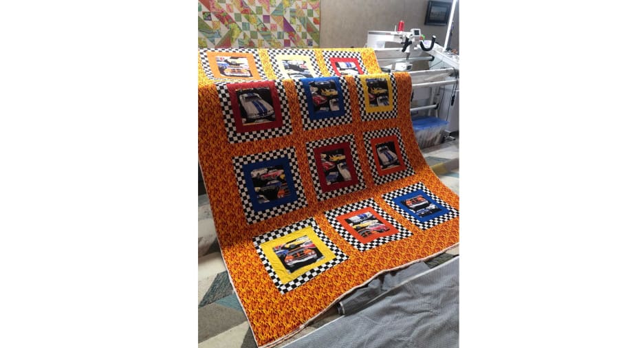 Curing Kids Cancer Hot Rod Quilt for Sale at Auction - Mecum Auctions