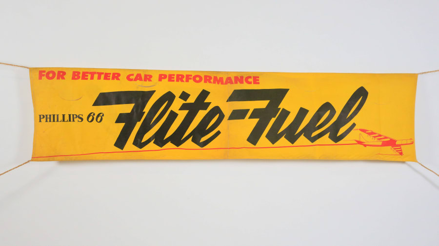 Phillips 66 Flite-Fuel Banner 82x20 at Kissimmee Road Art 2019 as P356 ...