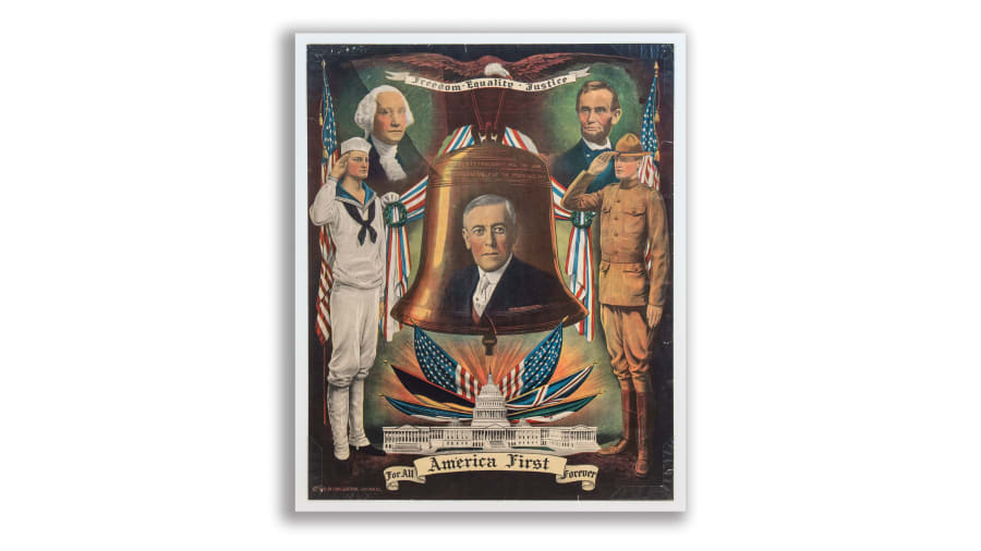 WWI America First Propaganda Advertisement at Gone Farmin' Spring ...