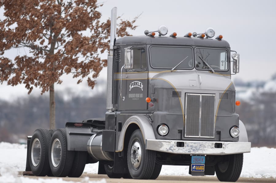 1955 Peterbilt 350 COE at Gone Farmin' Spring Classic 2023 as K6 ...