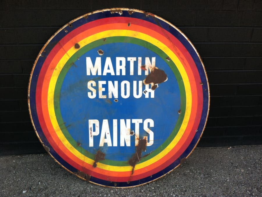 Martin Senour Paints Sign at Gone Farmin' Fall 2012 asJ194 - Mecum Auctions