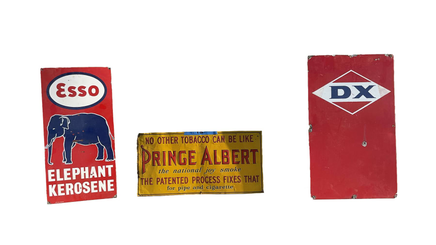 Esso, Prince Albert, DX Single-Sided Signs, Lot of 3 at Gone Farmin ...