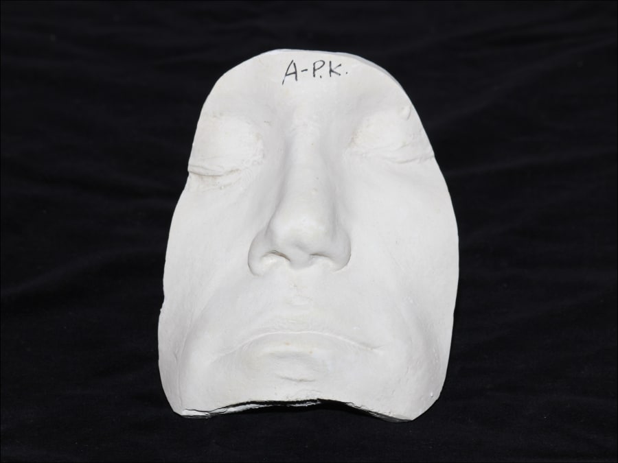 1990 Total Recall Face Mold Of Arnold Schwarzenegger at Santa Monica ...