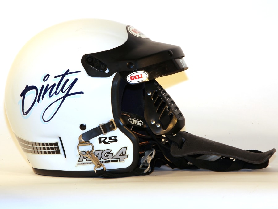 Denny Arnold Bell Stunt Helmet at Santa Monica 2013 as K180 - Mecum ...