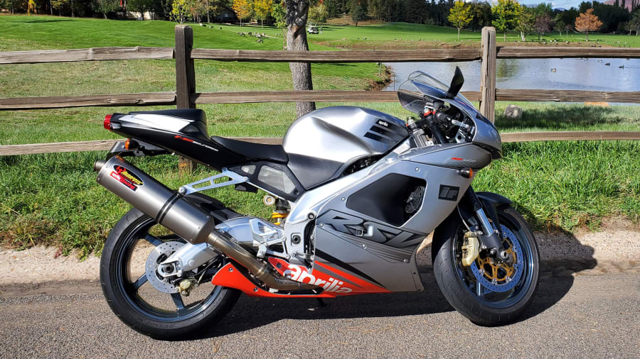 2003 Aprilia RSV 1000 Mille at Las Vegas Motorcycles 2023 as W347 - Mecum Auctions