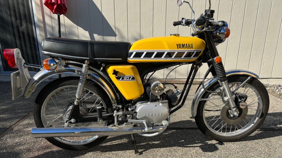 1976 Yamaha FS1E DX at Las Vegas Motorcycles 2023 as W349 - Mecum Auctions