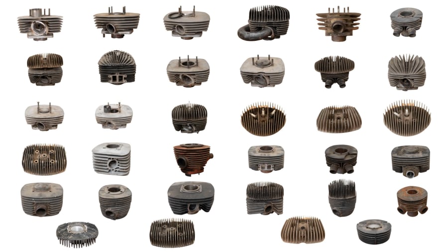 Assorted Motorcycle Heads and Cylinders, Lot of 34 at Las Vegas ...