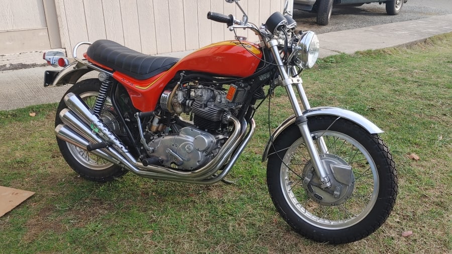 1973 Triumph X-75 Hurricane at Las Vegas Motorcycles 2023 as W382 - Mecum Auctions