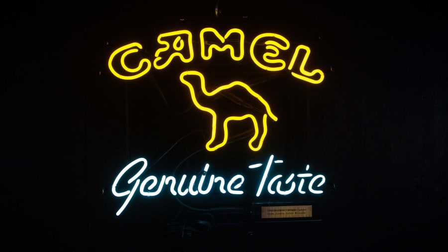 Camel Neon Sign at The Eddie Vannoy Collection 2020 asG305 - Mecum Auctions