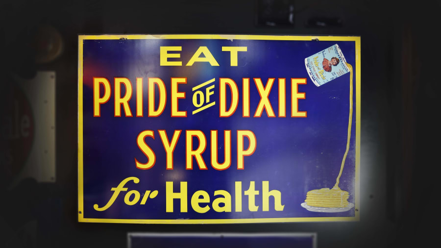 Pride Of Dixie Syrup Sign at The Eddie Vannoy Collection 2020 as L24 ...