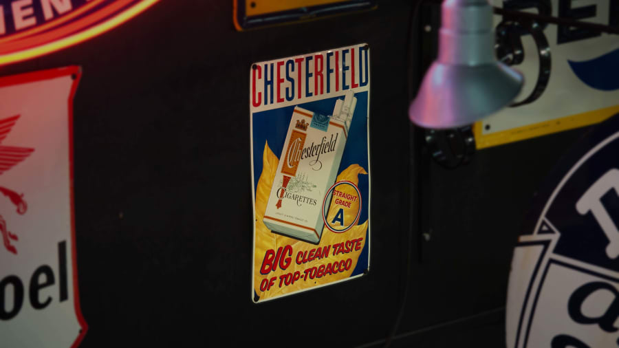 Chesterfield Tin Sign at The Eddie Vannoy Collection 2020 as L92 ...