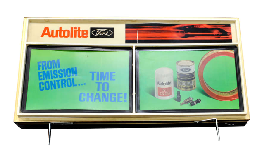 Autolite Ford Single-Sided Light-Up 52x24x7 at Indy Road Art 2019 as ...