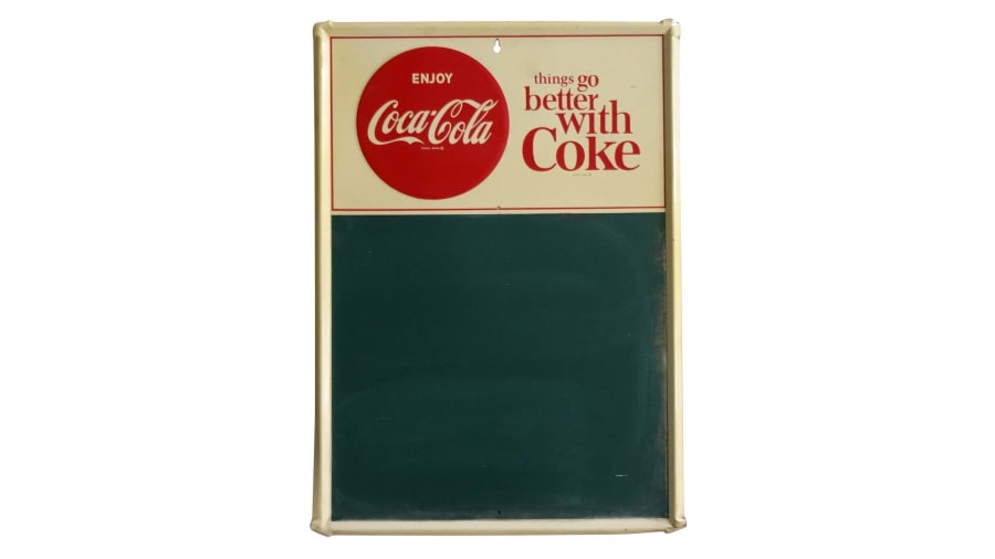Coca-Cola Menu Board 20x28 at Indy Road Art 2019 as H236 - Mecum Auctions