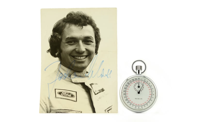 1965 Jochen Mass Rebus Brand Stopwatch From Ford at Indy Road Art 2020 ...