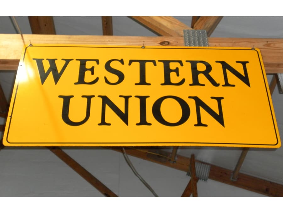 Western Union Sign for sale at Dana Mecum's 25th Original Spring ...